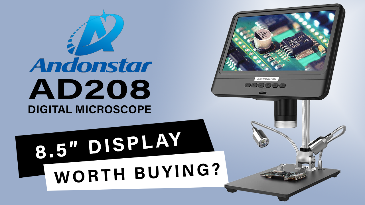 Andonstar AD208 digital microscope - TechCorner.TV