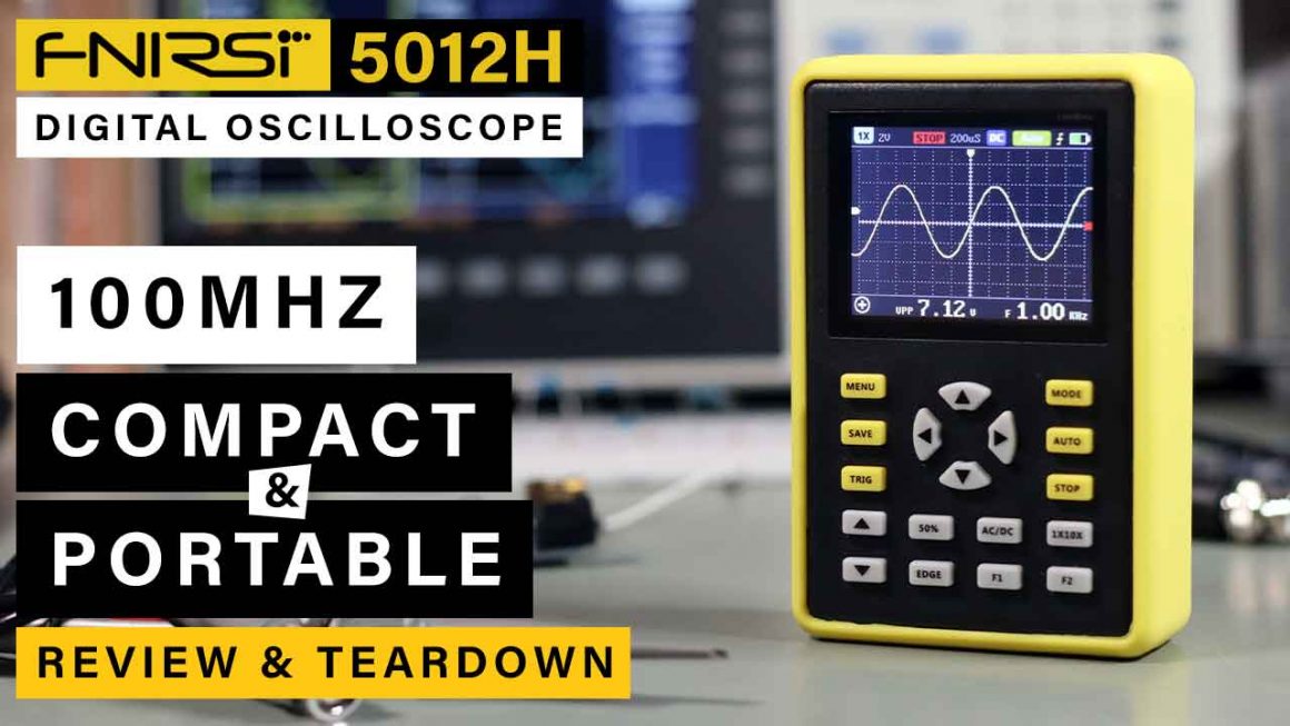 FNIRSI 1014D Oscilloscope - TechCorner.TV
